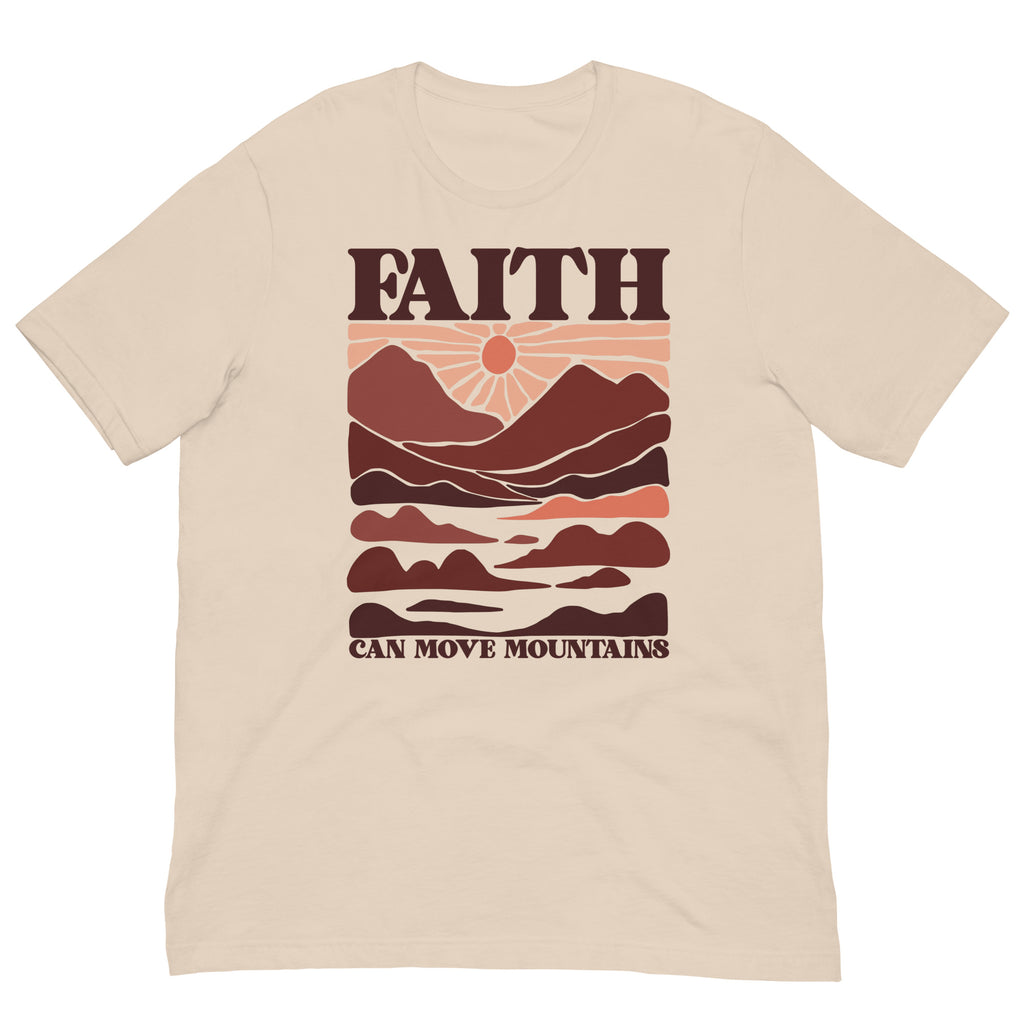 Faith Can Move Mountains T-shirt | Crusaders Of The Faith