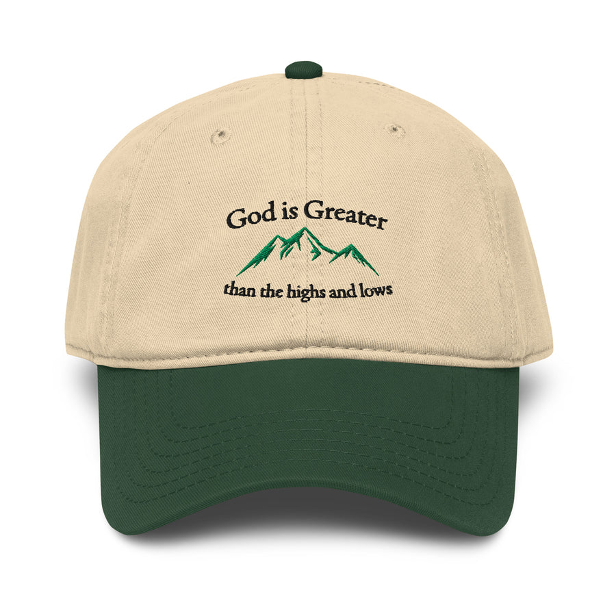 God Is Greater Than The Highs And Lows Cap | Crusaders Of The Faith