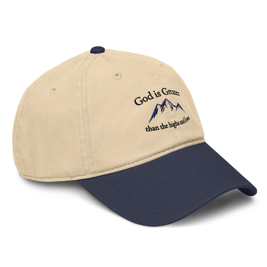 God Is Greater Than The Highs And Lows Cap | Crusaders Of The Faith