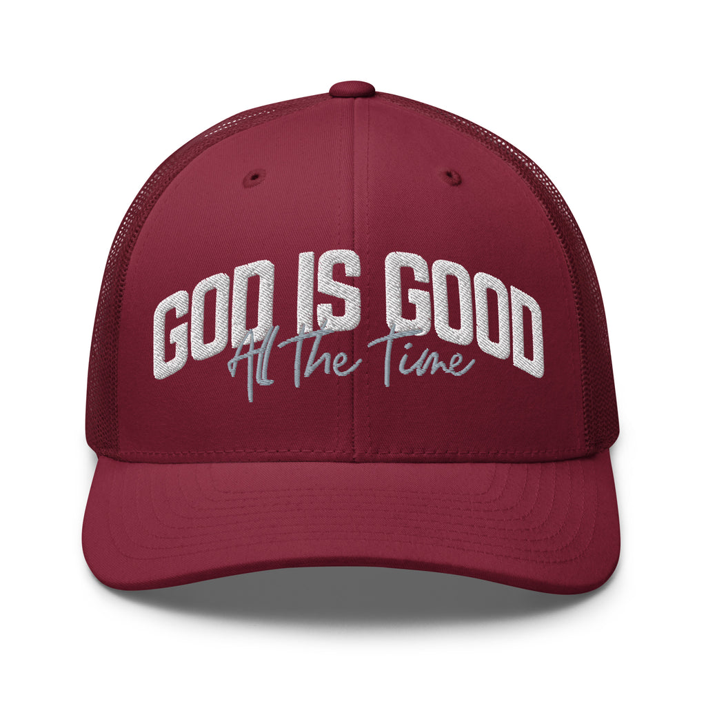 God Is Good All The Time Trucker Hat | Crusaders Of The Faith