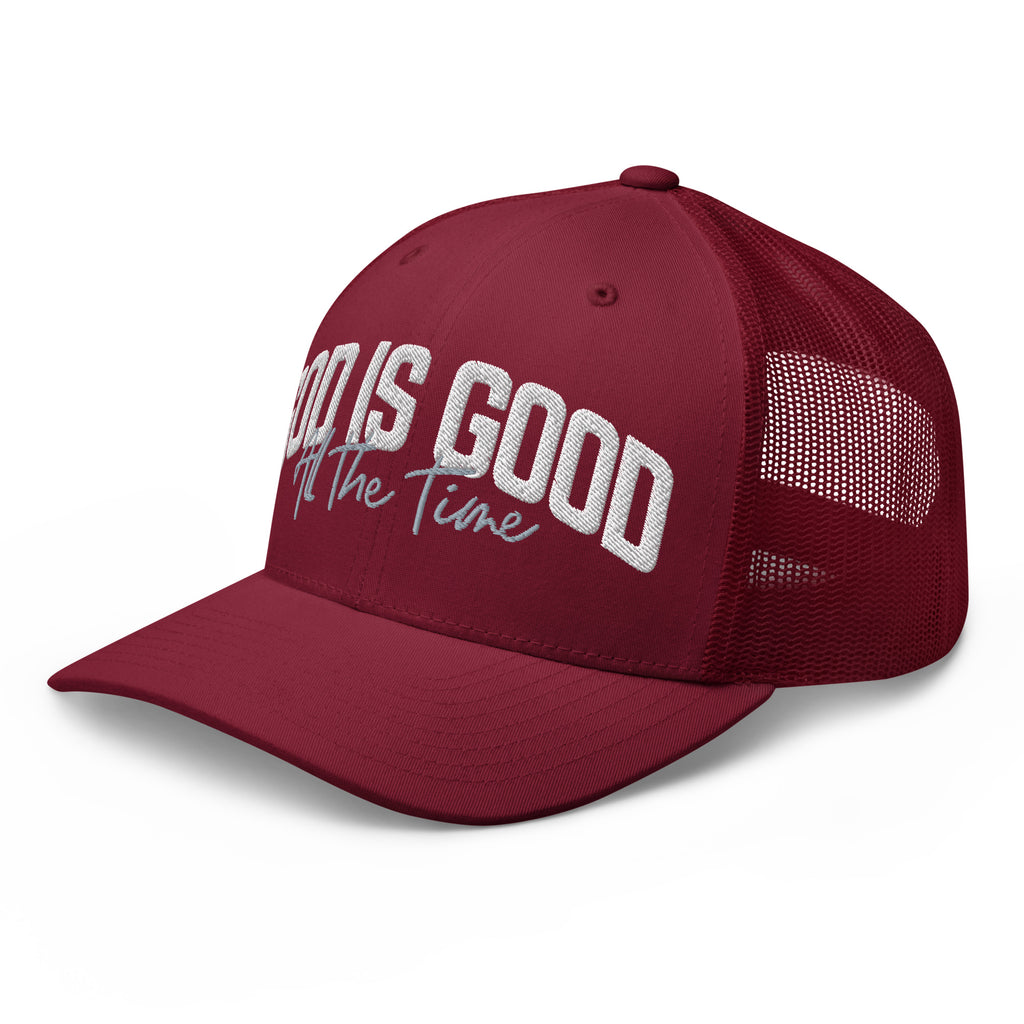 God Is Good All The Time Trucker Hat | Crusaders Of The Faith