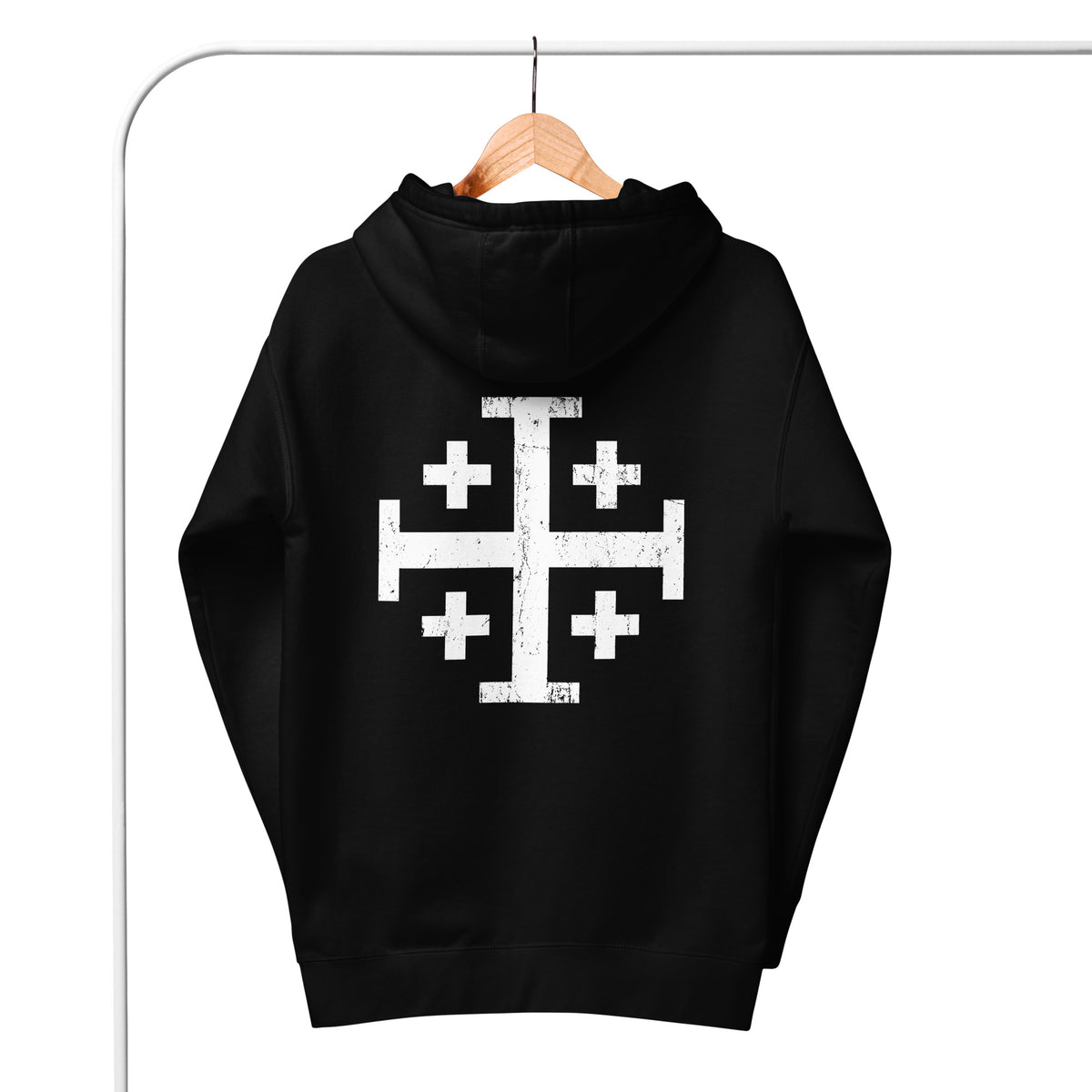 Jerusalem Cross Hoodie | Crusaders Of The Faith