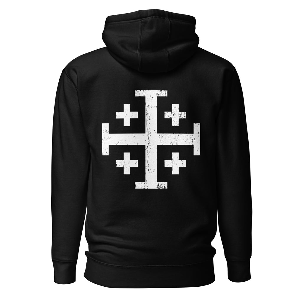 Jerusalem Cross Hoodie | Crusaders Of The Faith